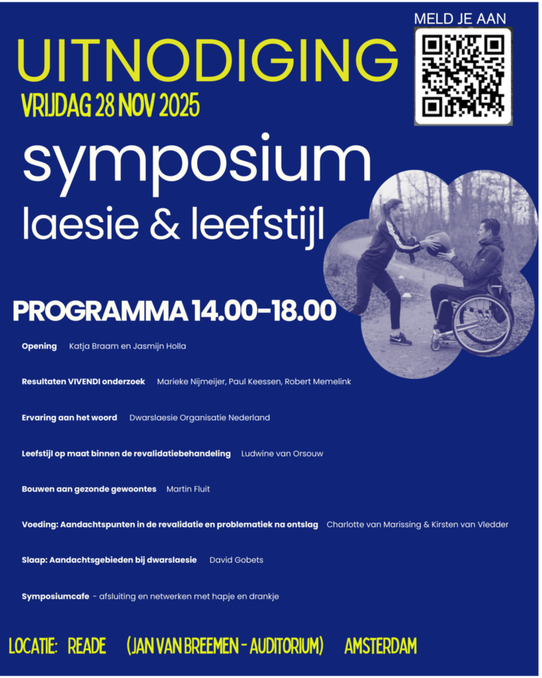 Uitnodiging symposium Laesie & Leefstijl | SBH Nederland